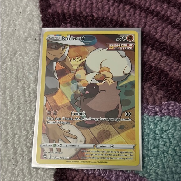 Pokemon | Toys | Rockruff Pokmon Card | Poshmark